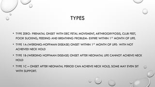 Spinal muscular atrophy, pathophysiology, genetics | PPTX