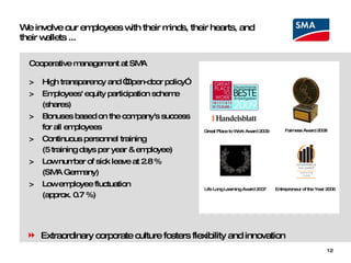 Sma company presentation-en | PPT