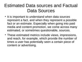 SMA-Unit-I: The Foundation for Analytics | PPT