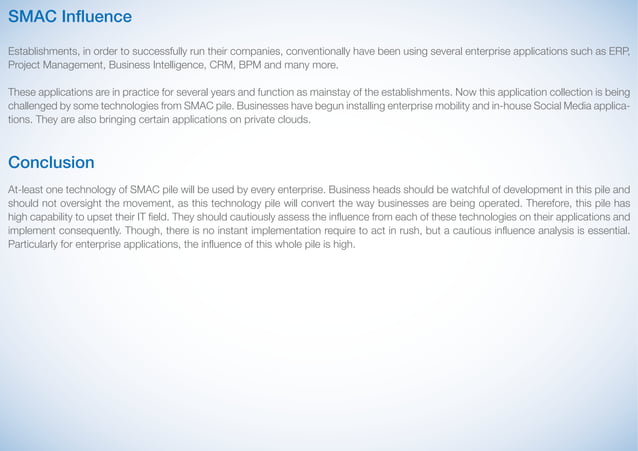 SMAC - Social, Mobile, Analytics, Cloud | PDF | Cloud Computing | Internet