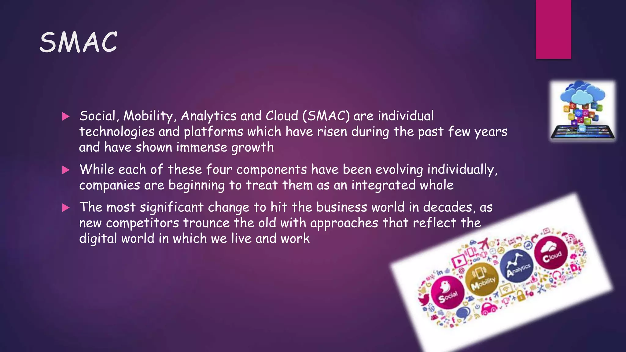 SMAC | PPTX | Internet | Computing