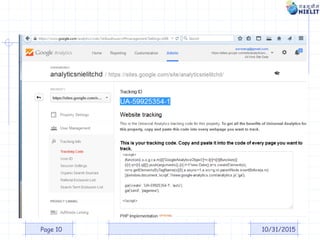 Smac-Google Analytics | PPTX