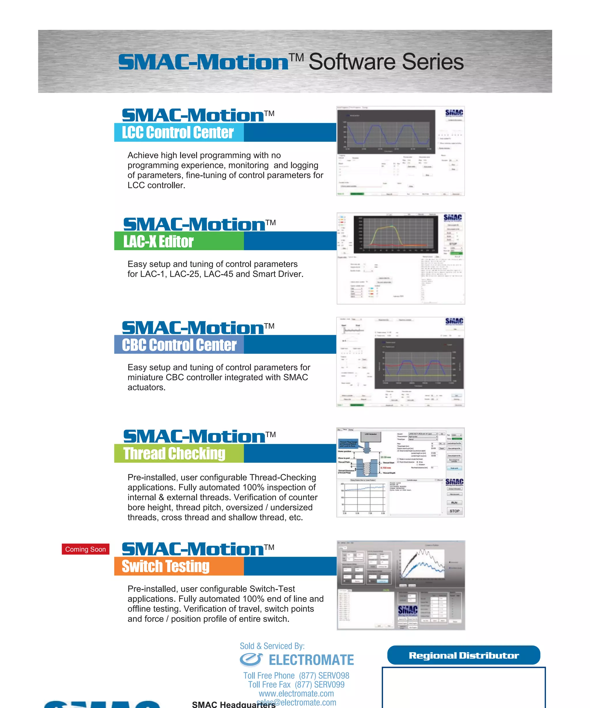 SMAC GUI Motion Brochure | PDF | Computer Software and Applications | Computing