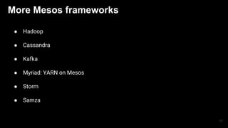 Data processing platforms architectures with Spark, Mesos, Akka, Cassandra and Kafka | PPT