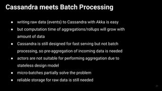 Data processing platforms architectures with Spark, Mesos, Akka, Cassandra and Kafka | PPT
