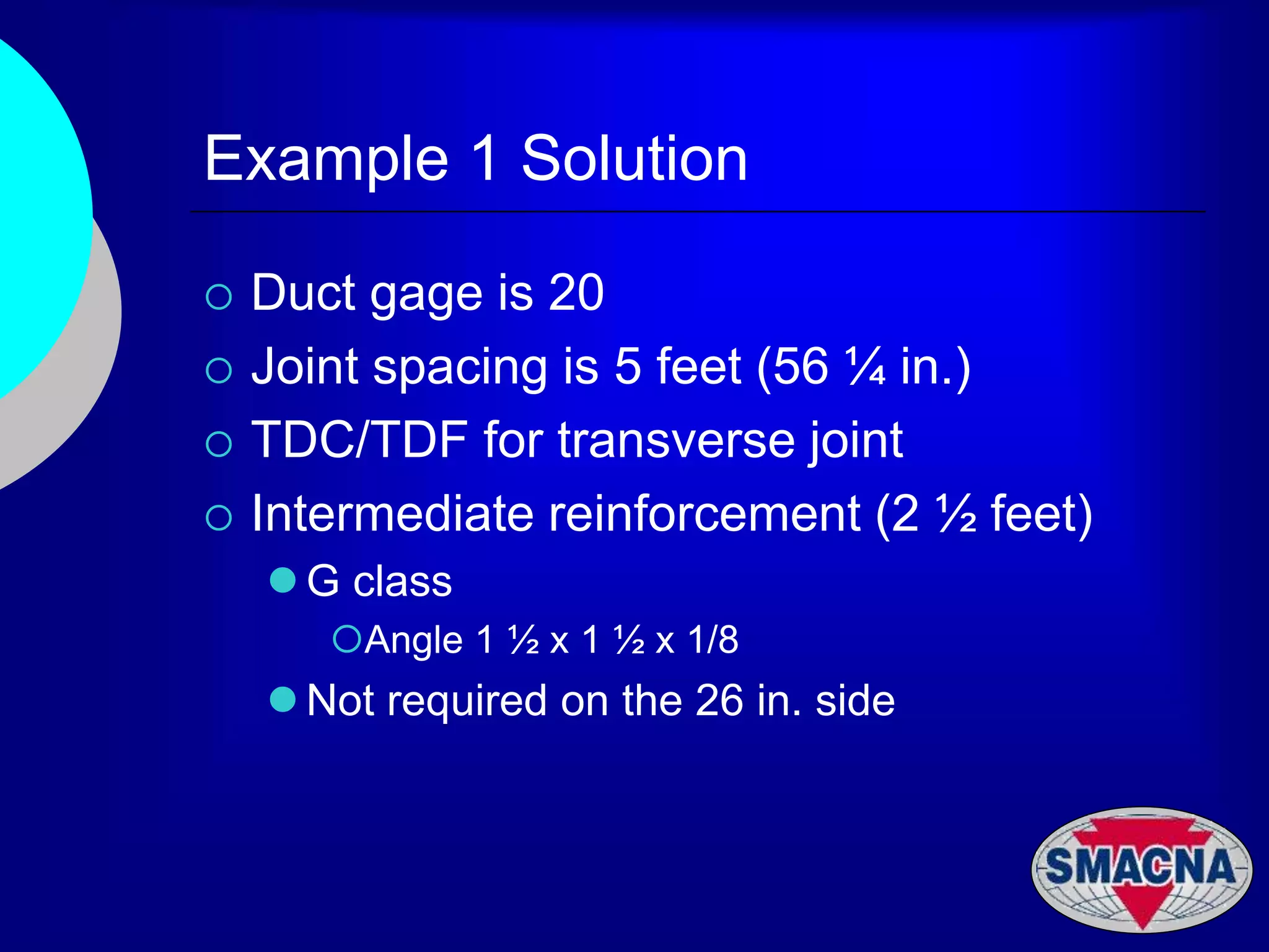 SMACNA HVAC Duct Construction Examples.ppt