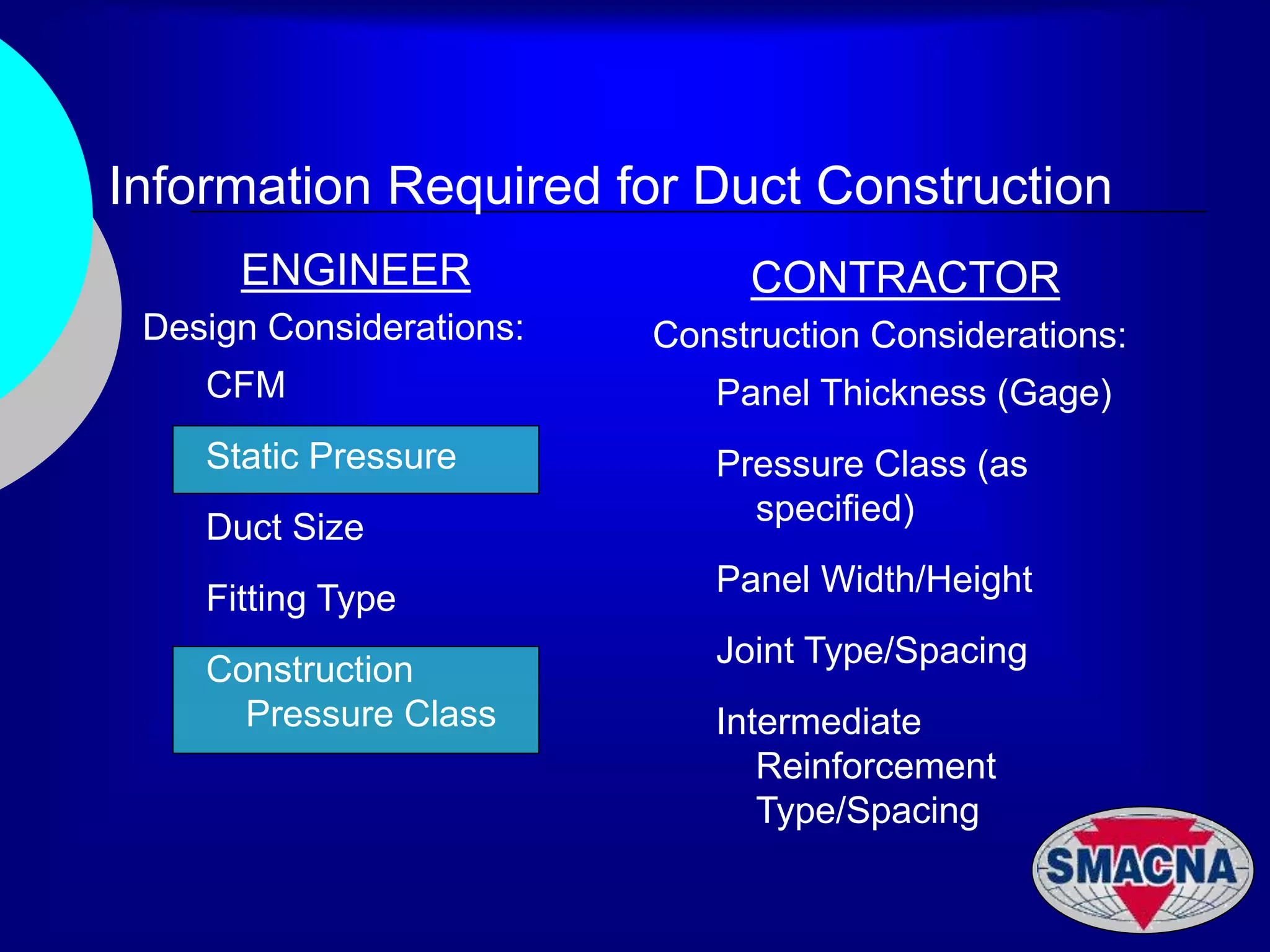 SMACNA HVAC Duct Construction Examples.ppt