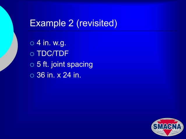SMACNA HVAC Duct Construction Examples.ppt