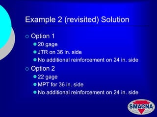 SMACNA HVAC Duct Construction Examples.ppt