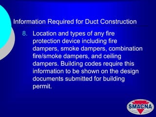 SMACNA HVAC Duct Construction Examples.ppt