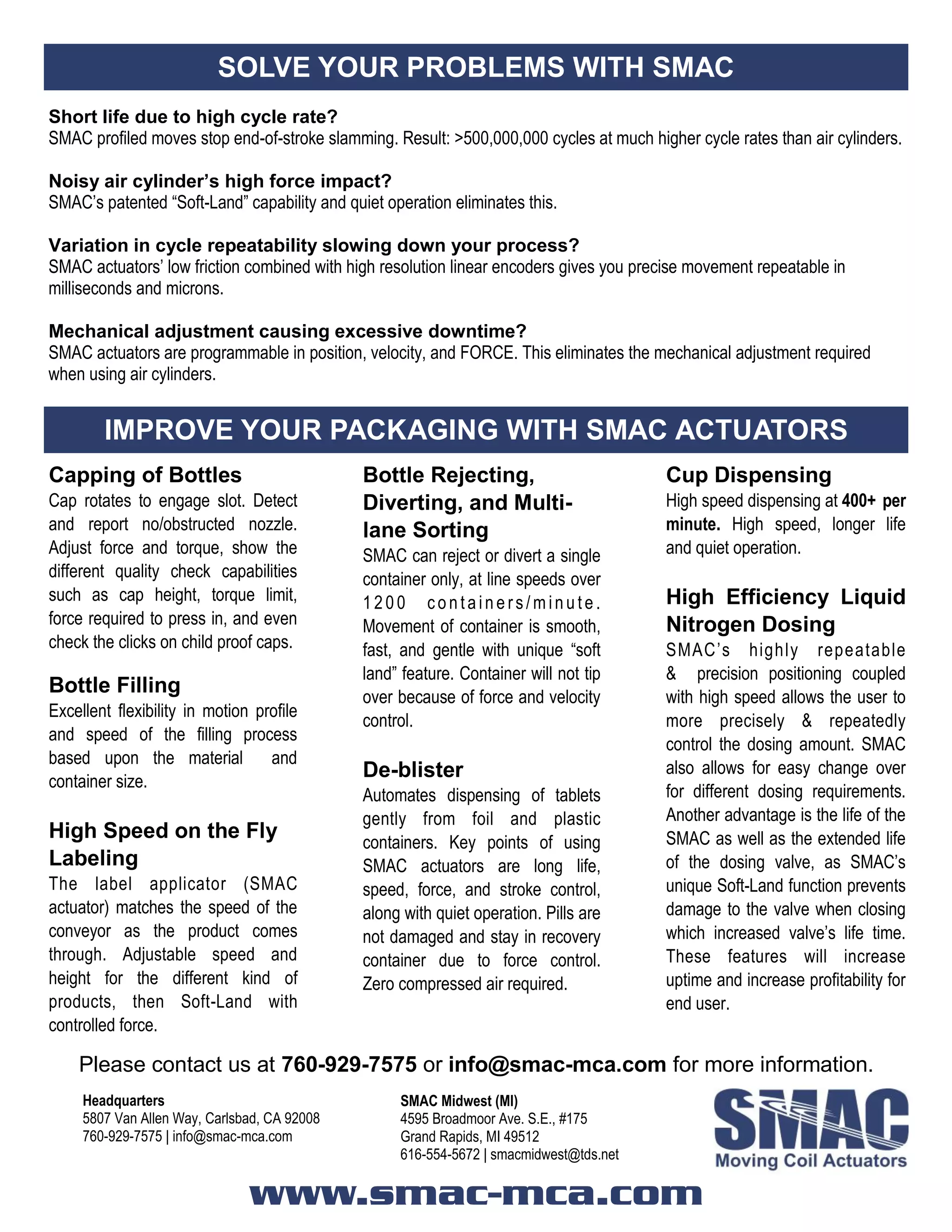 SMAC Packaging Flyer | PDF