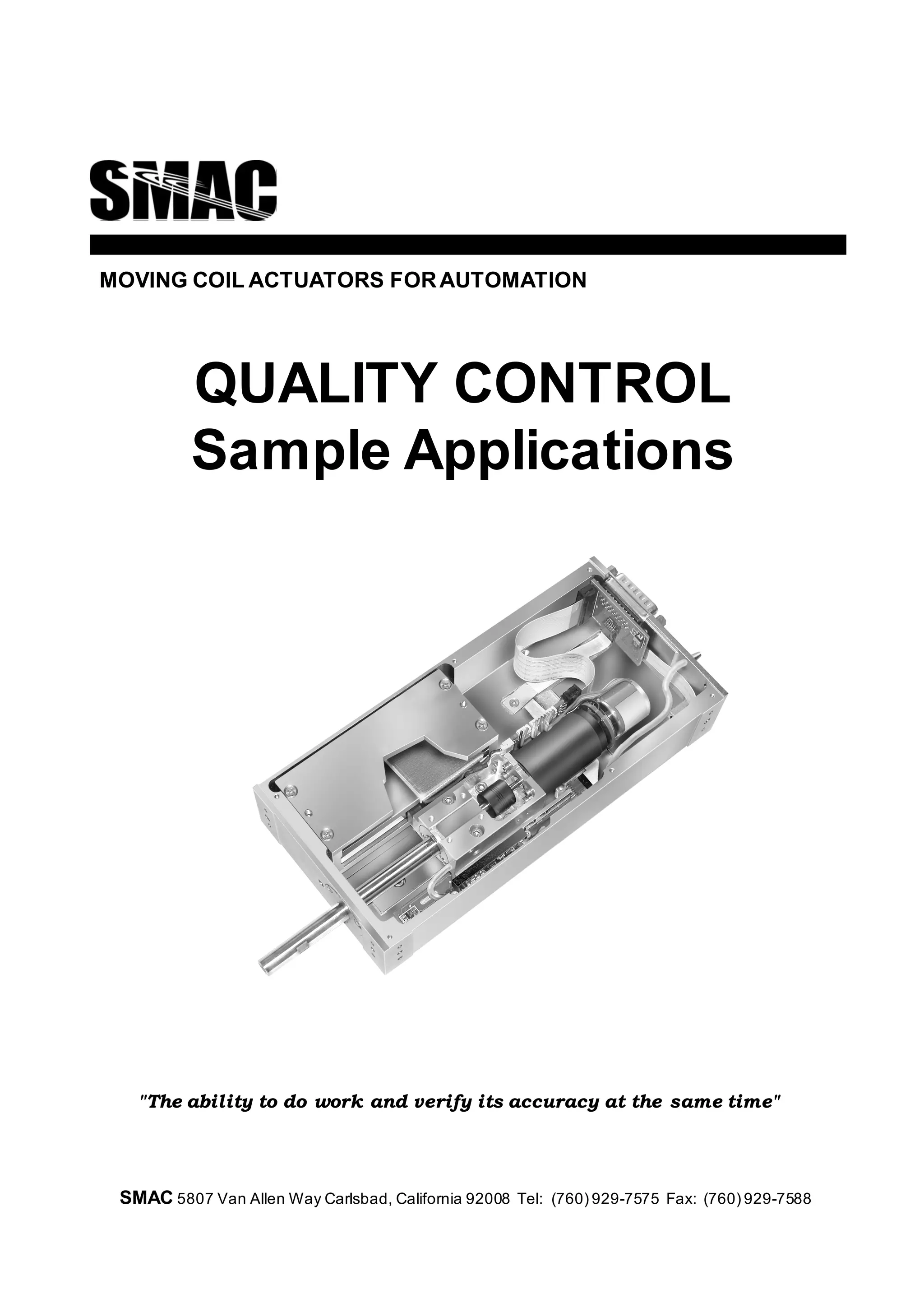 SMAC Quality Control Sample Applications | PDF