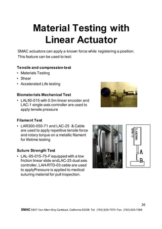 SMAC Quality Control Sample Applications | PDF