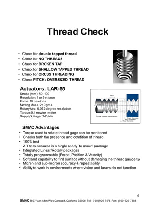 SMAC Quality Control Sample Applications | PDF