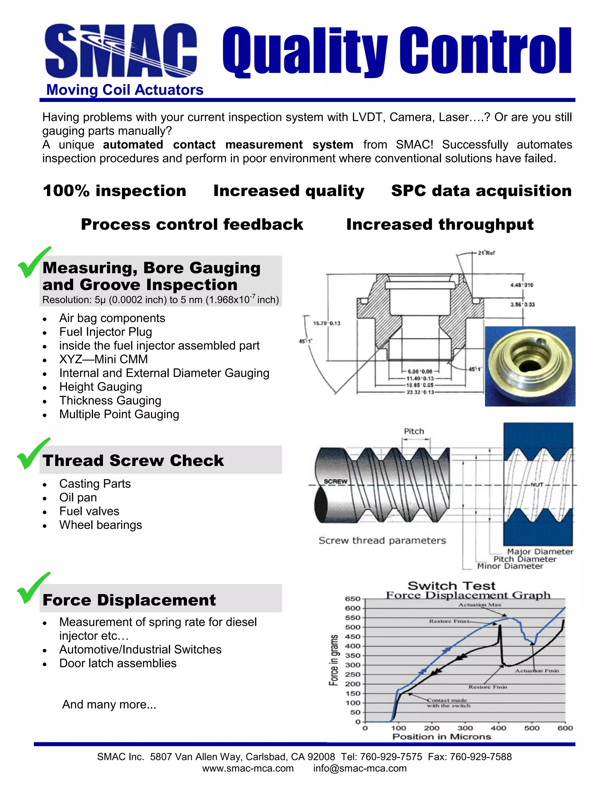 SMAC Quality Control Solutions | PDF
