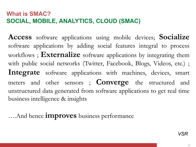 SMAC: The Game Changer | PPTX