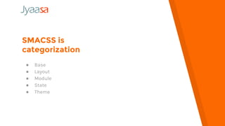 Scalable and Modular Architecture for CSS | PDF