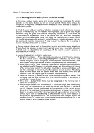 Solution Manual Advanced Accounting 9th Edition by Baker Chapter 13 | PDF