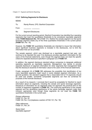 Solution Manual Advanced Accounting 9th Edition by Baker Chapter 13 | PDF