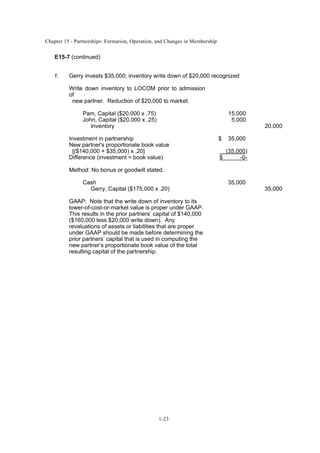 Solution Manual Advanced Accounting Chapter 15 9th Edition by Baker | PDF