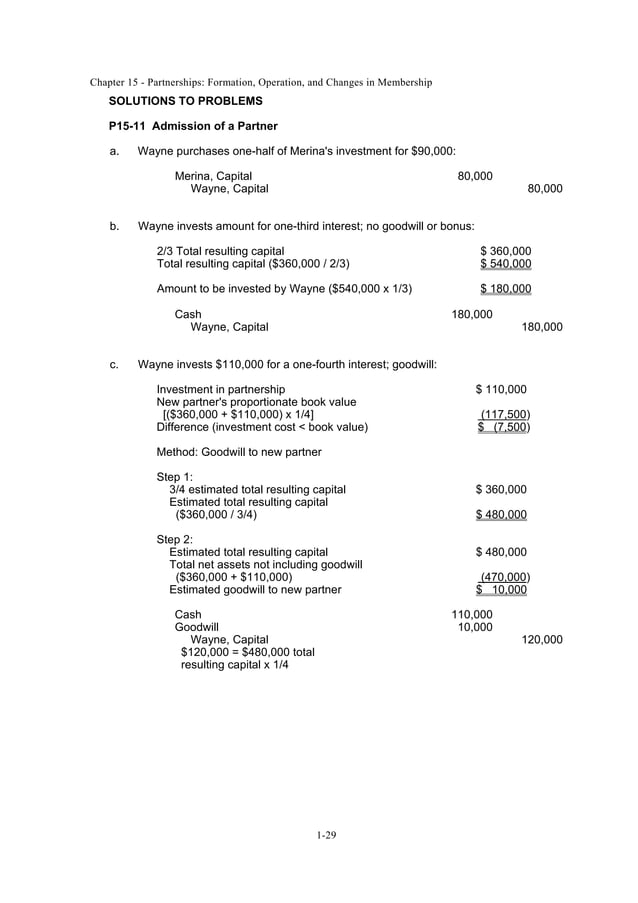 Solution Manual Advanced Accounting Chapter 15 9th Edition by Baker ...