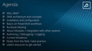 Service Management Automation (SMA) from zero to hero | PPTX