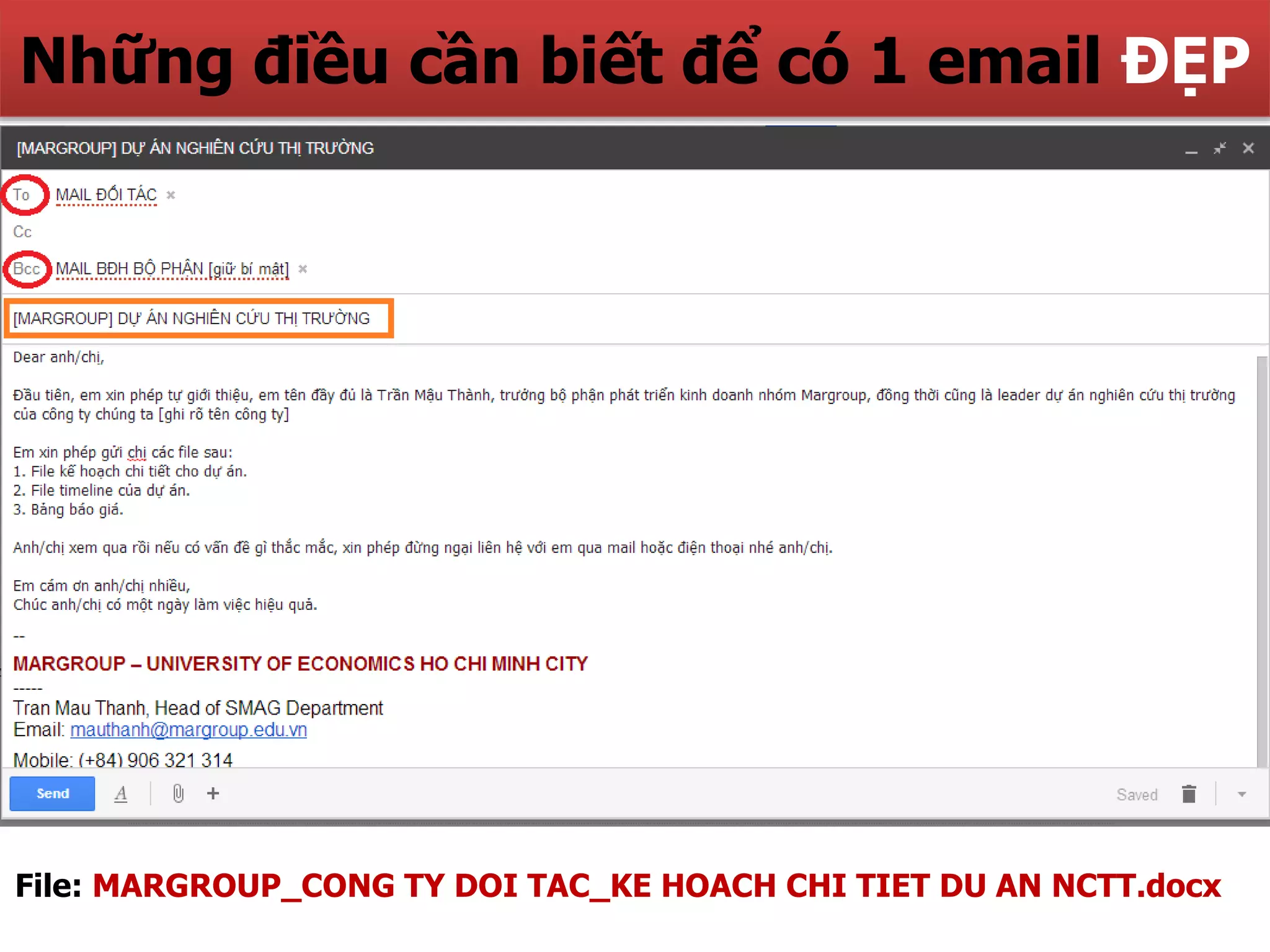 KỸ NĂNG SOẠN THẢO EMAIL - HOW TO WRITE YOUR EMAIL? | PPTX