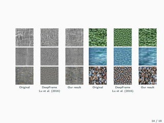 Macrocanonical models for texture synthesis | PPT
