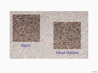 Macrocanonical models for texture synthesis | PPT