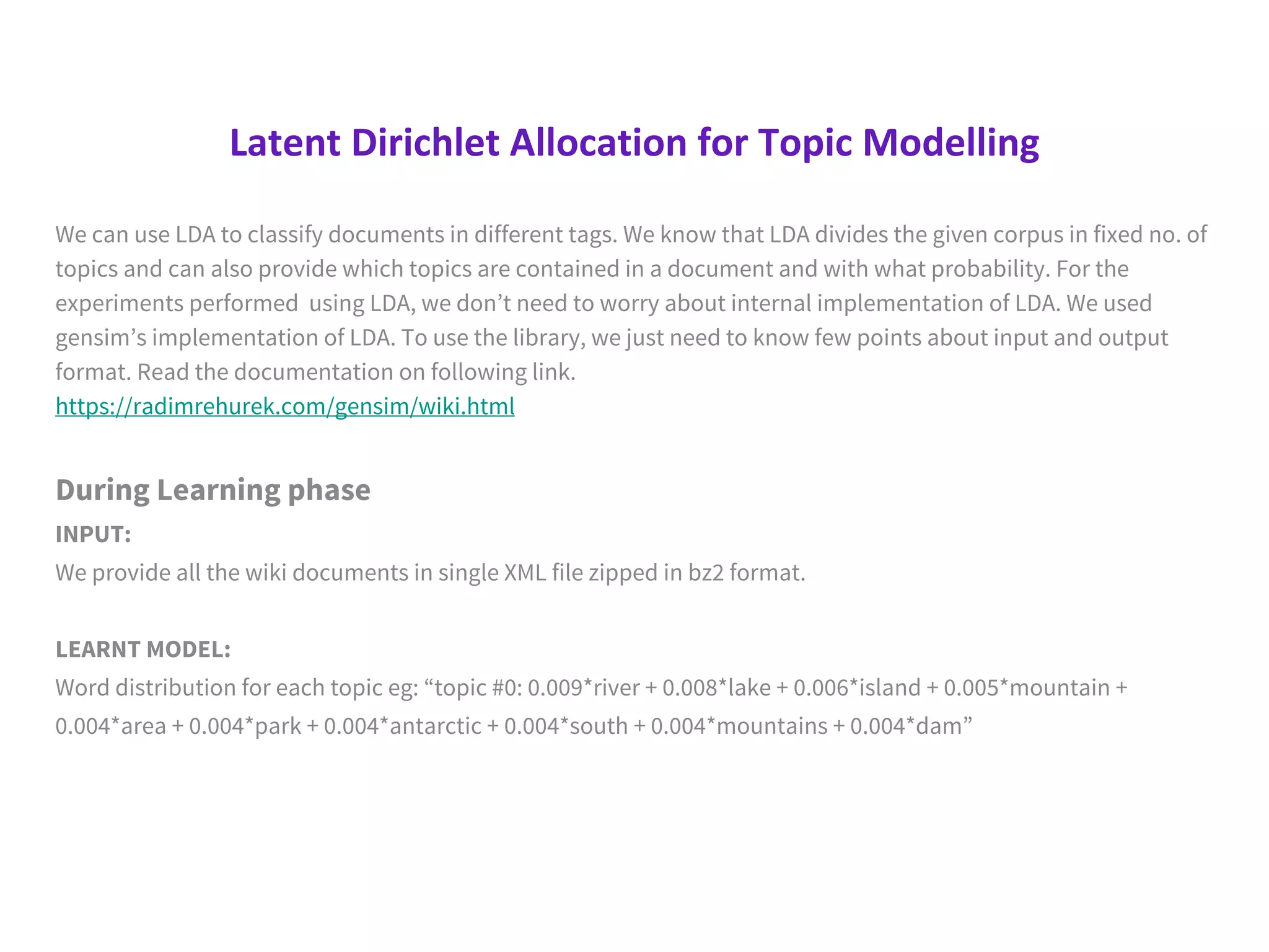Smai Project: Topic Modelling | PDF
