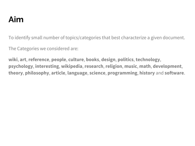 Smai Project: Topic Modelling | PDF | Search | Internet