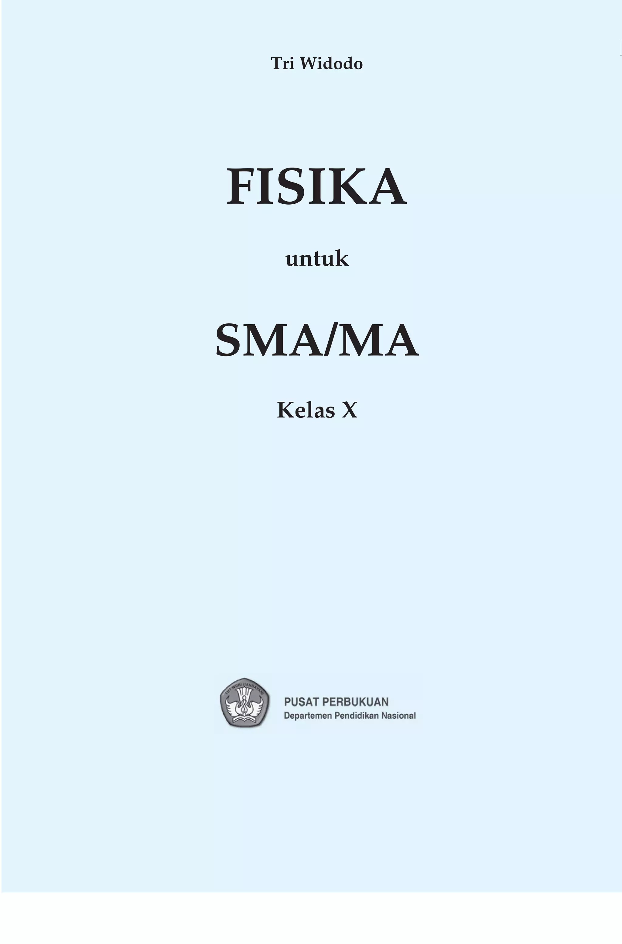 Sma kelas1 fisika_triwidodo | PDF