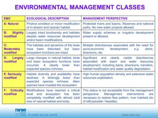 Environmental flows: The concept and applications in India | PPTX