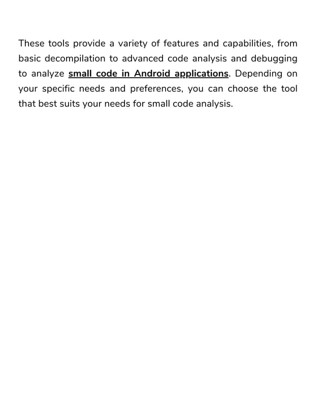 Smali Code Analysis For Android Hackingpdf Computer Software And