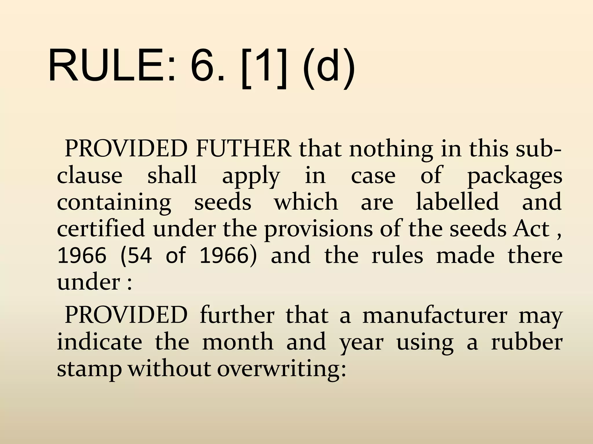 packeged commodity rules 2011.pptx