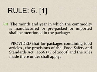 packeged commodity rules 2011.pptx