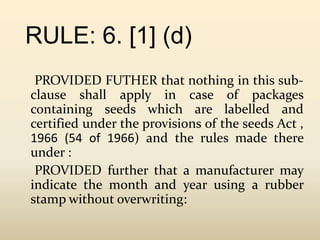 packeged commodity rules 2011.pptx
