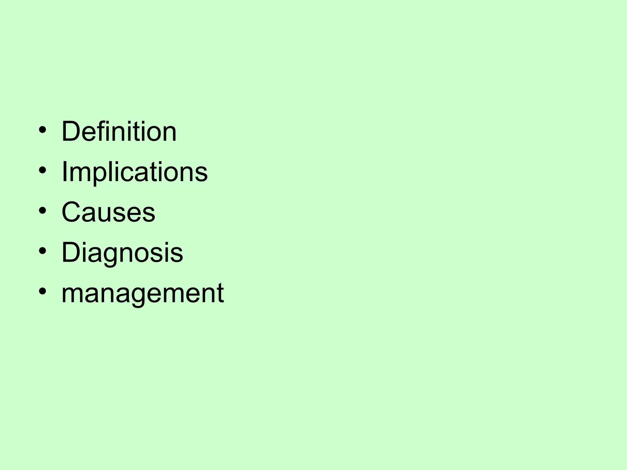 Small For Gestational Age | PPT