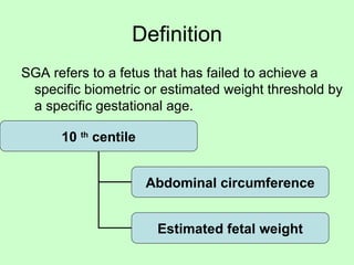 Small For Gestational Age | PPT