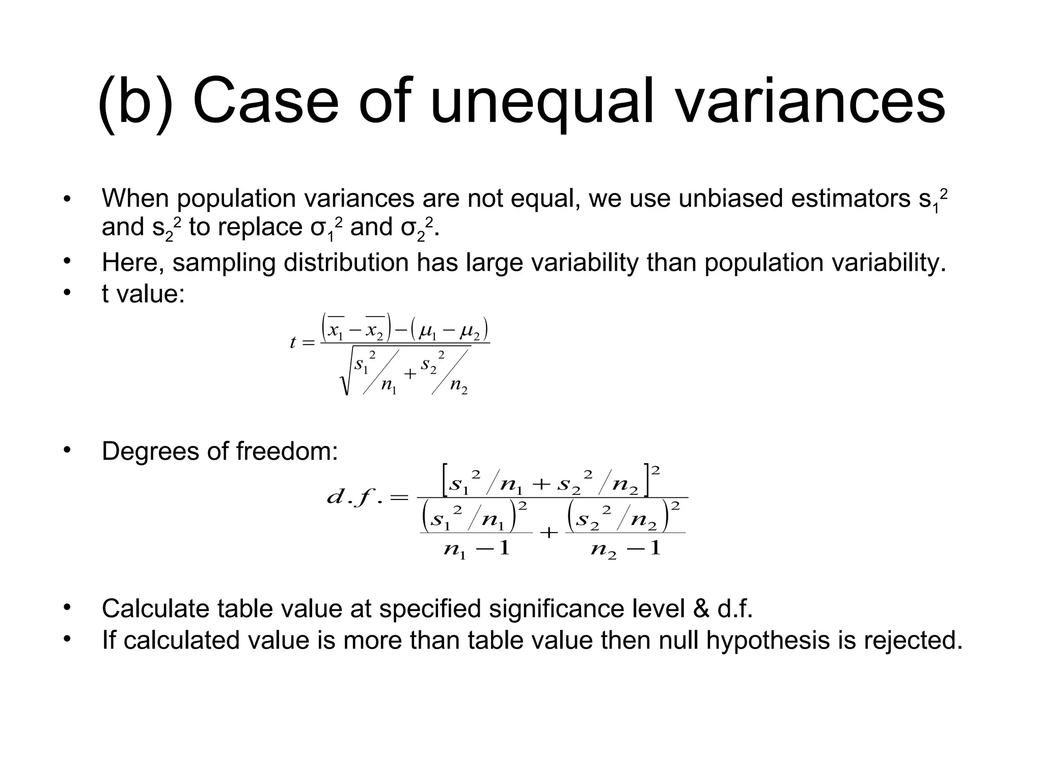Small Sampling Theory Presentation1 | PPT