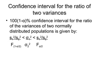 Small Sampling Theory Presentation1 | PPT