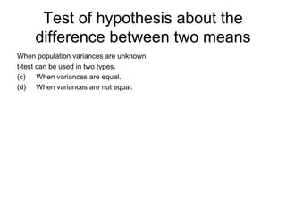Small Sampling Theory Presentation1 | PPT