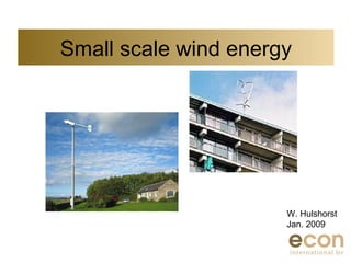 Small scale wind energy | PPT