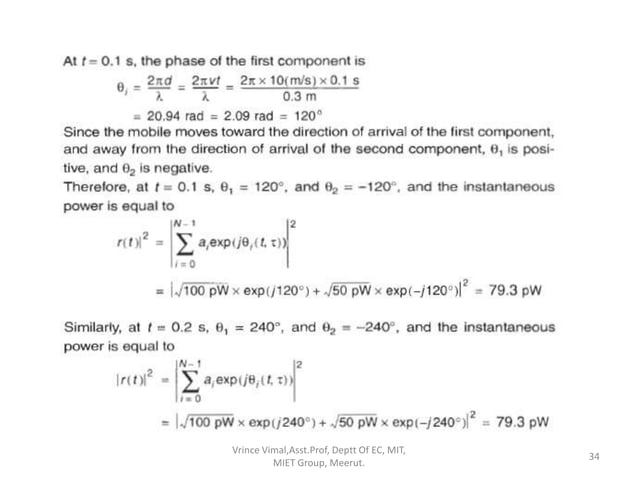 Small scale fading and multipath measurements | PPTX | Digital Audio ...