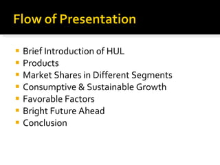portfolio stabilizer ....HUL
