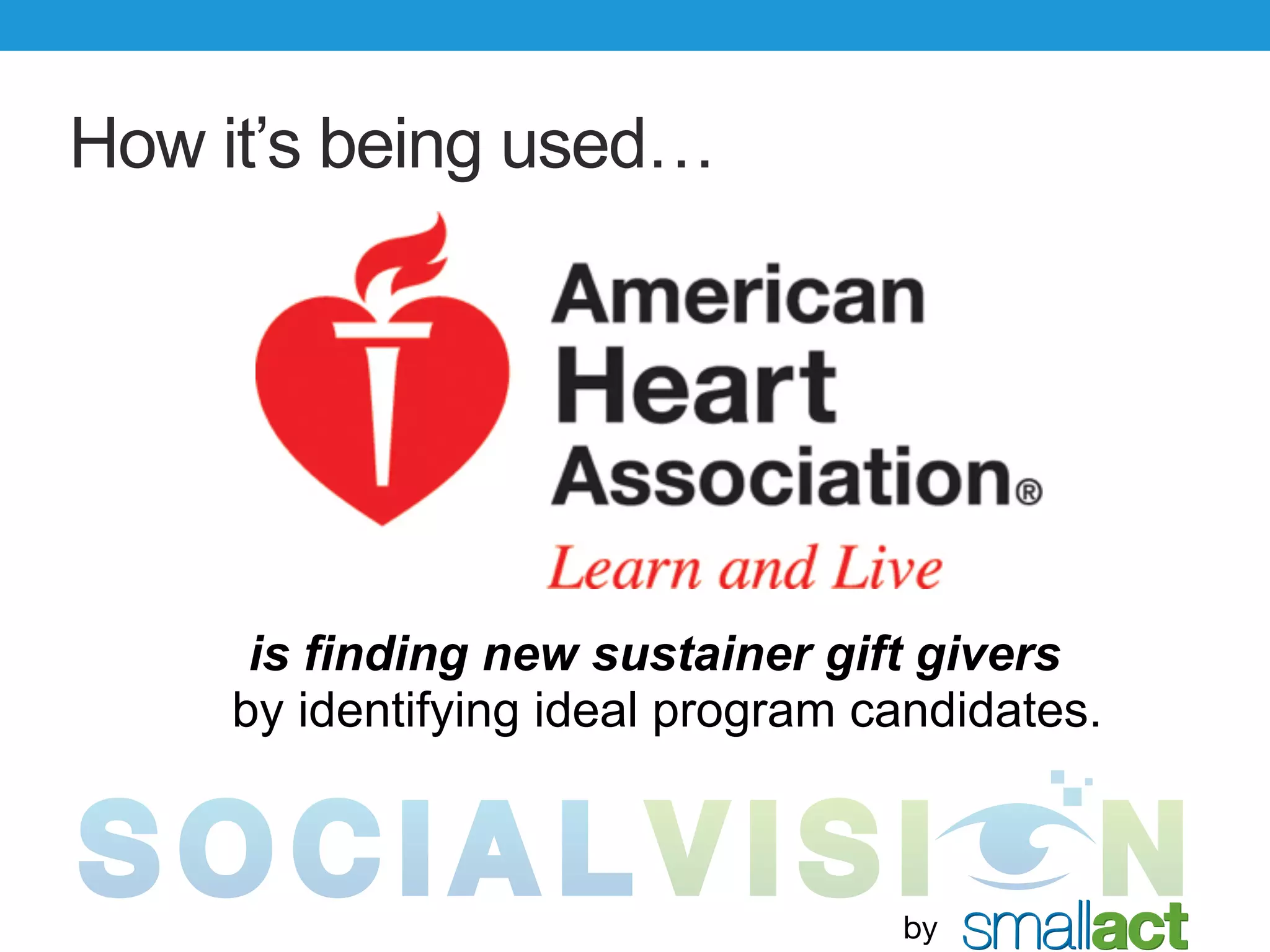 Small Act SocialVision Client Use Case Slideshow | PPT