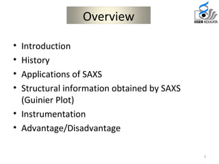 Small angle x ray scattering | PPT