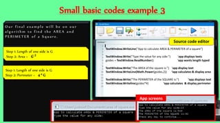 Small Basic Calculator Apps lesson