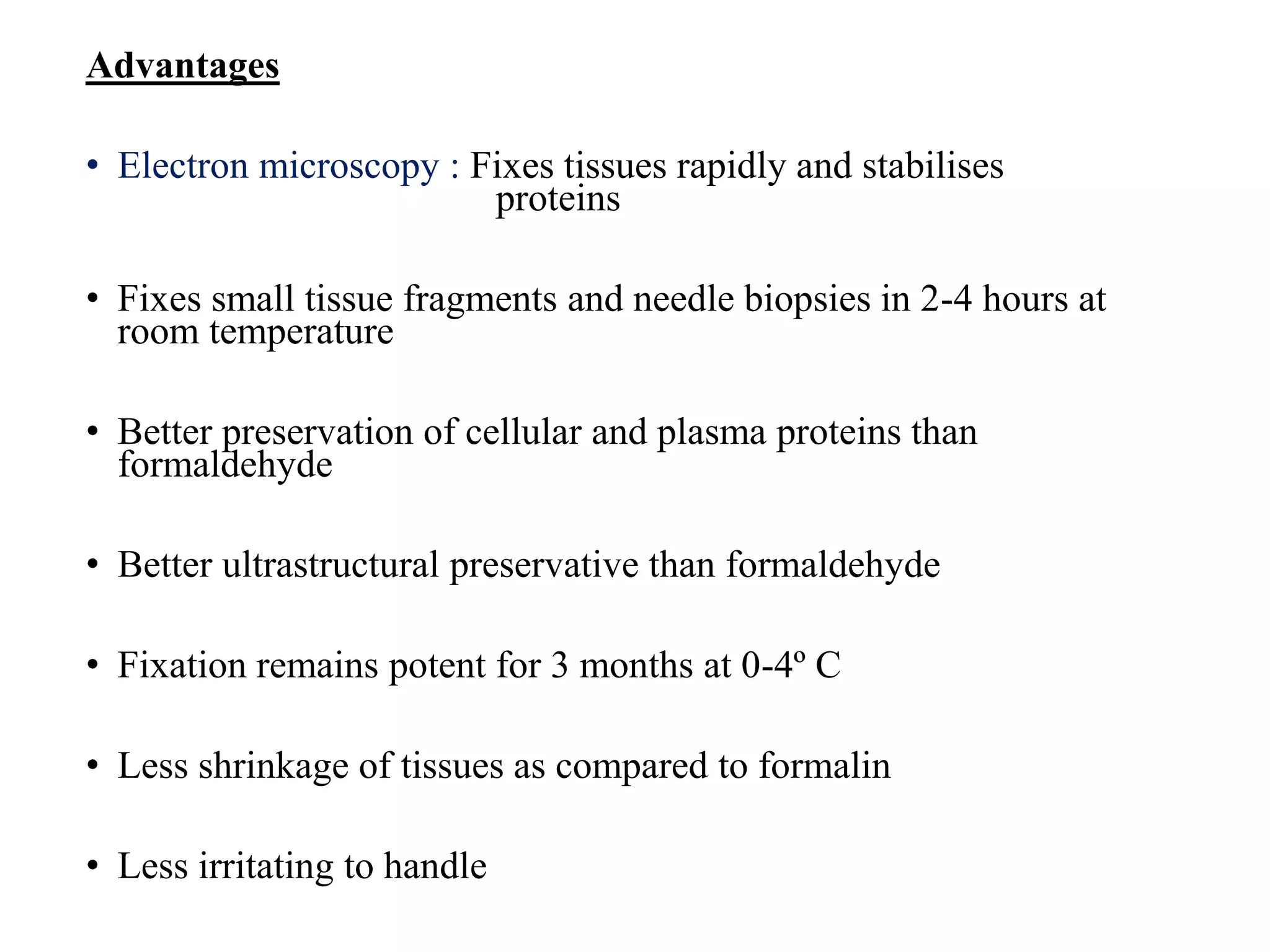 Small biopsy fixatives and their applications | PPTX