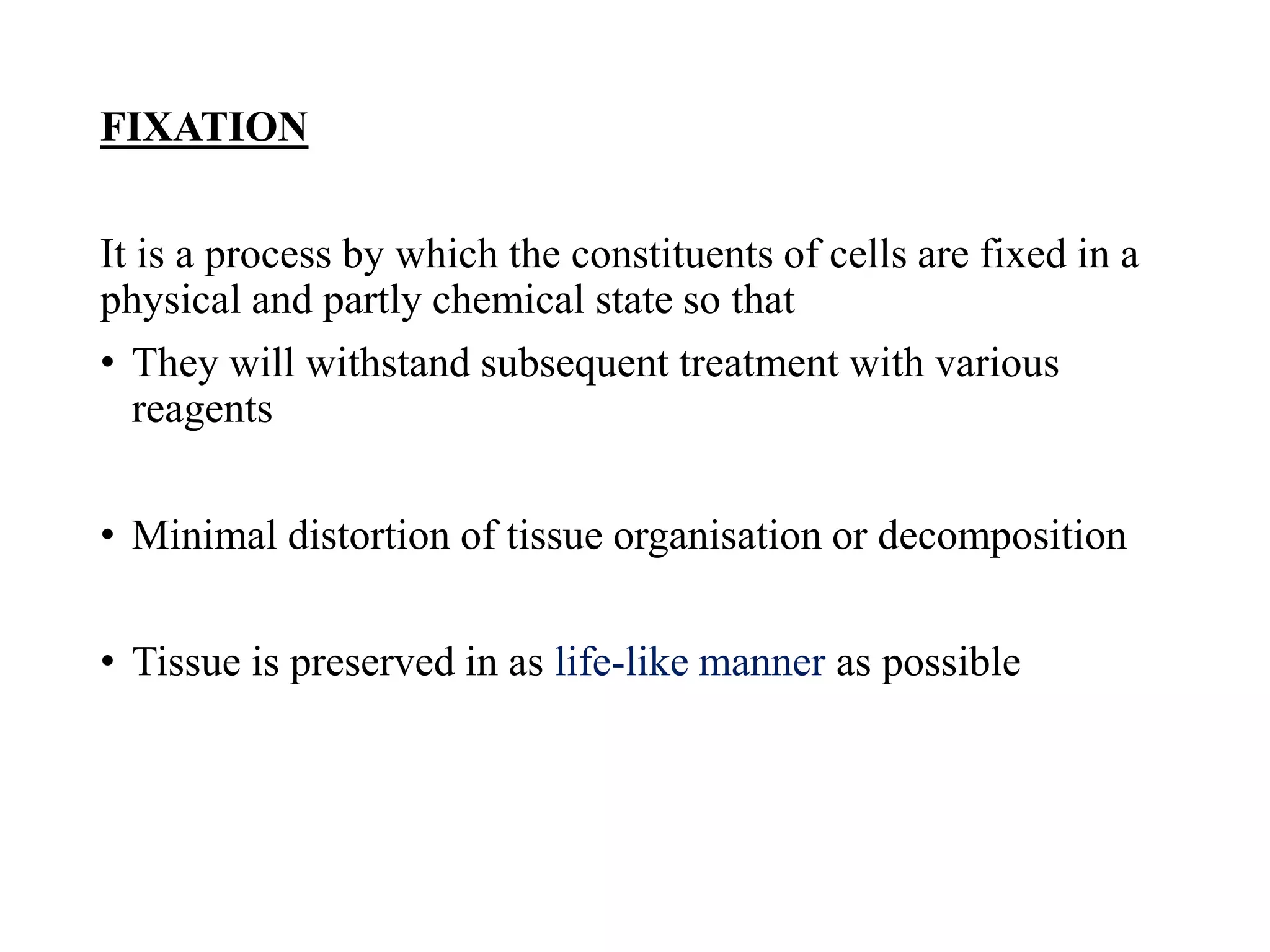 Small biopsy fixatives and their applications | PPTX